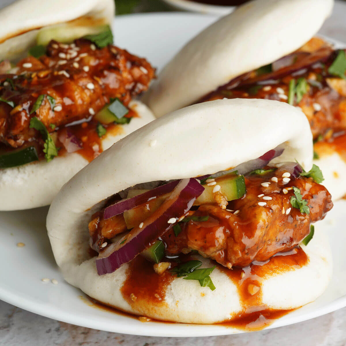 Korean Chicken Bao – kauscooks